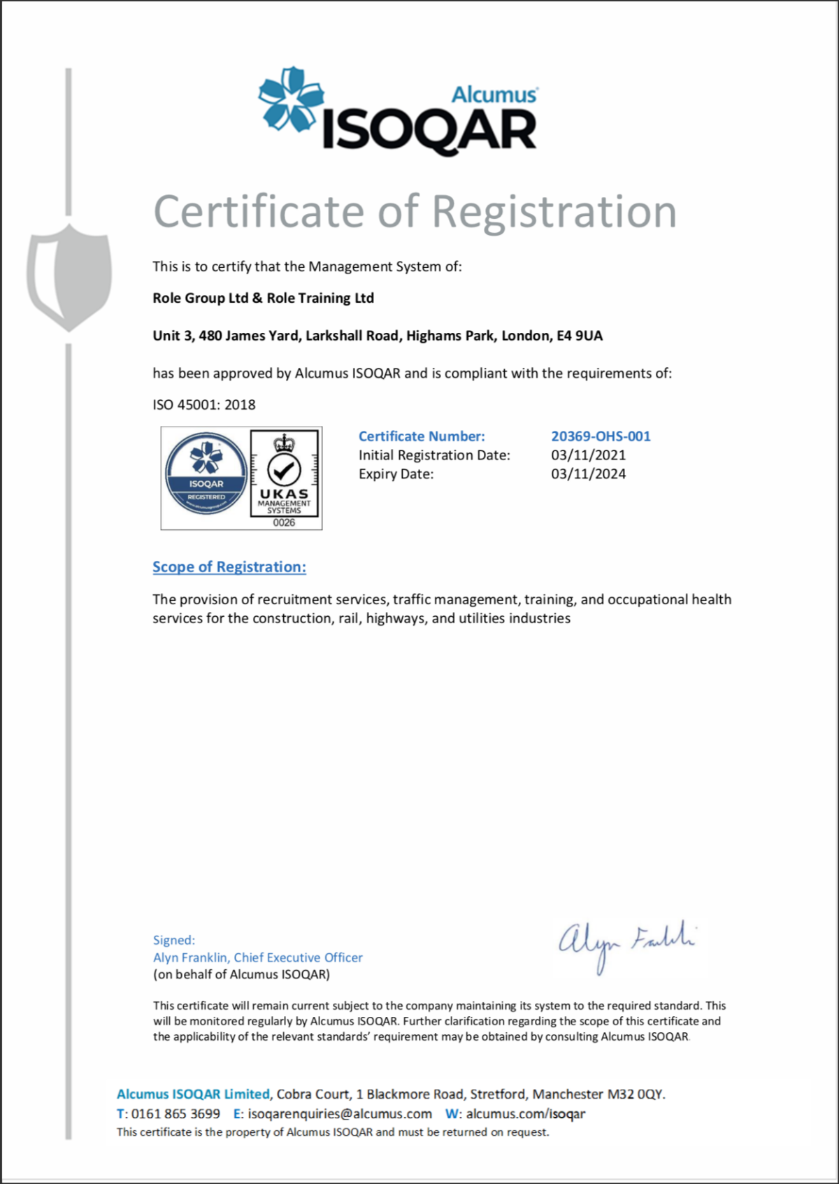 Accreditations & Certifications - Role Group