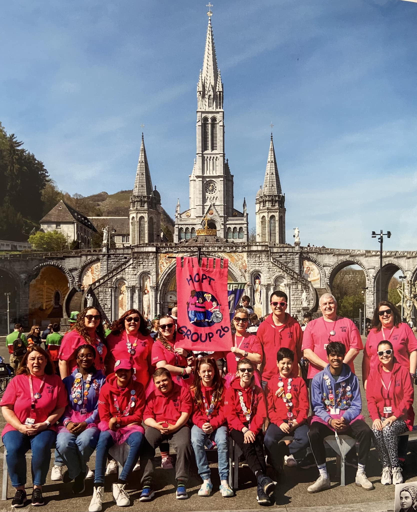 We have supported and sponsored HCPT Group 26 on their trip to Lourdes ...